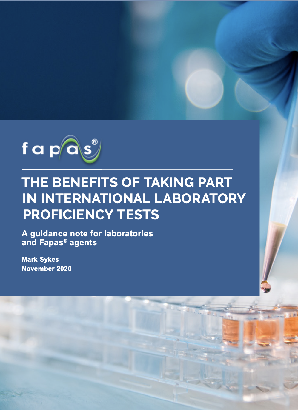 FAPAS White Papers : FAPAS Proficiency Testing From FERA - Team Medical ...